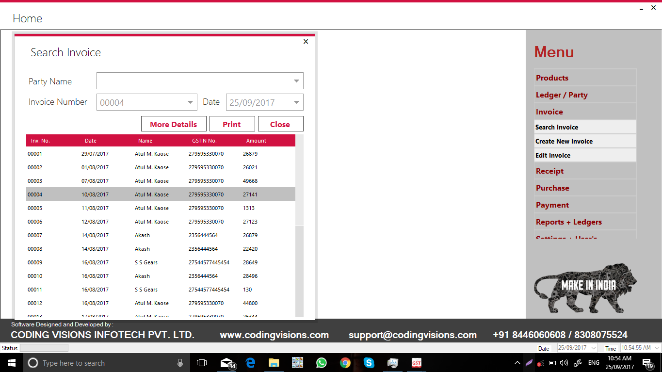 GST Accounting Software | Source Code by sagarmaher | CodeCanyon